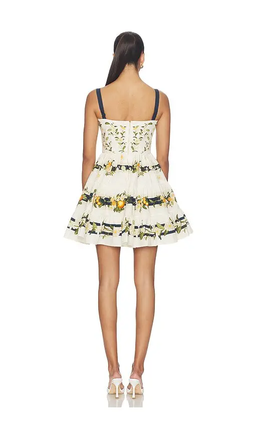 Agua Bendita Lima Mini Valle Dress In Multi
