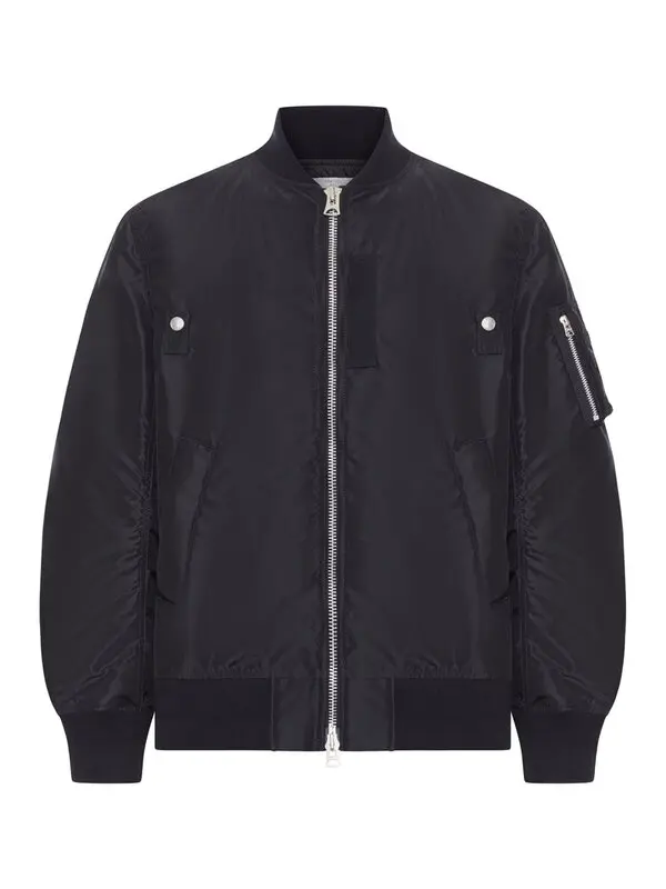 Sacai Nylon Bomber Jacket With Zip