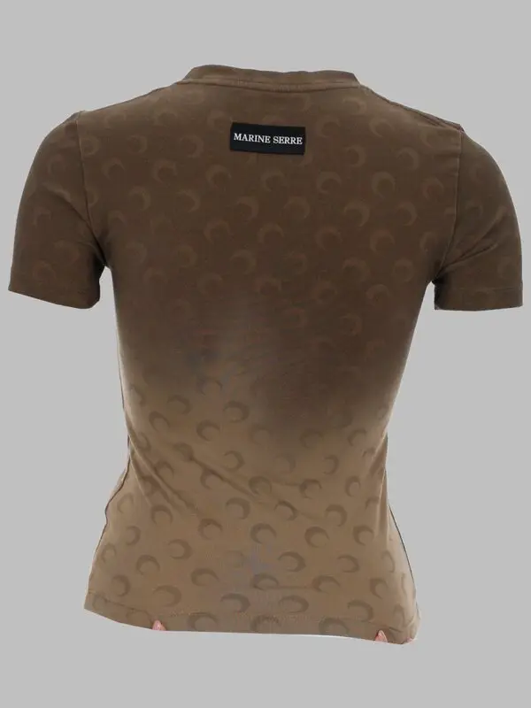 MARINE SERRE Faded Moon T-shirt
