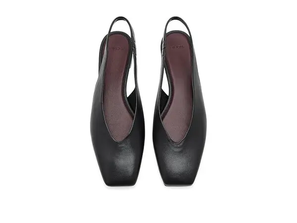 Vince Darlina Suede Slingback Flats - Black
