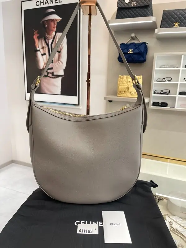 Celine Leather Shoulder Bag