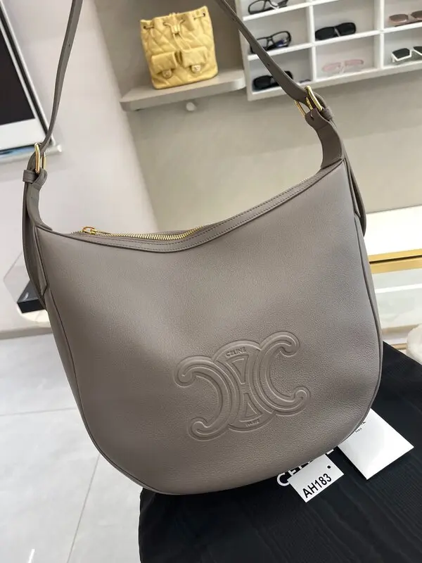 Celine Leather Shoulder Bag