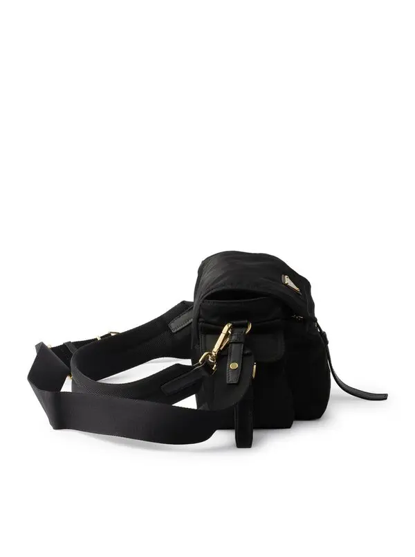 Prada Explore Medium Re-nylon Bag With Flap
