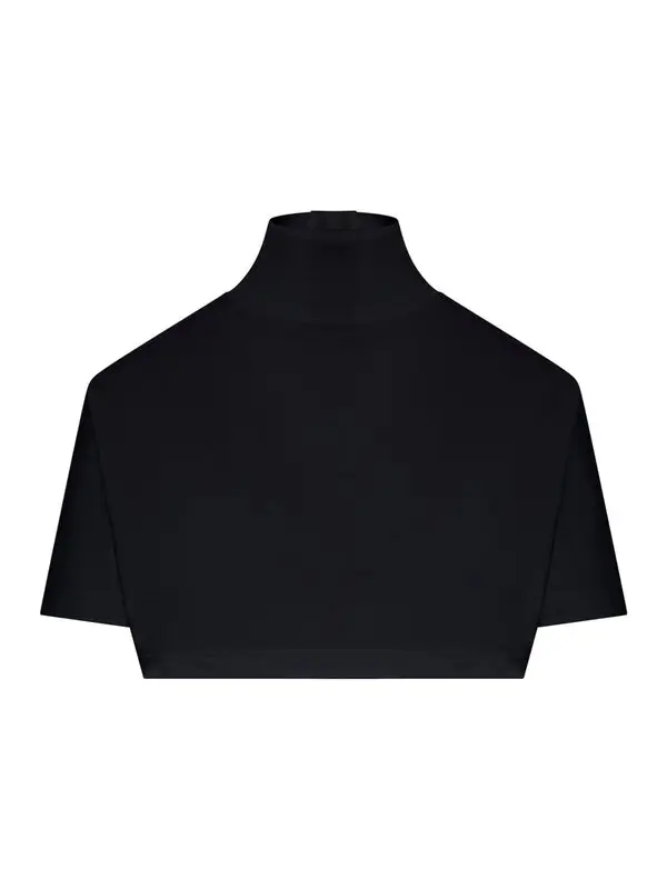 Alaïa Cotton Jersey T-shirt - Black