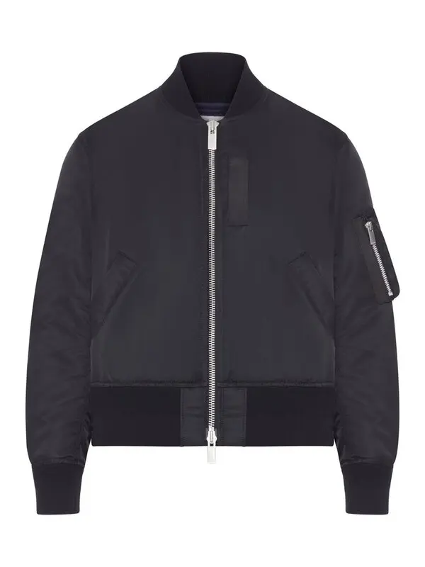 Sacai Nylon Bomber Jacket With Zip
