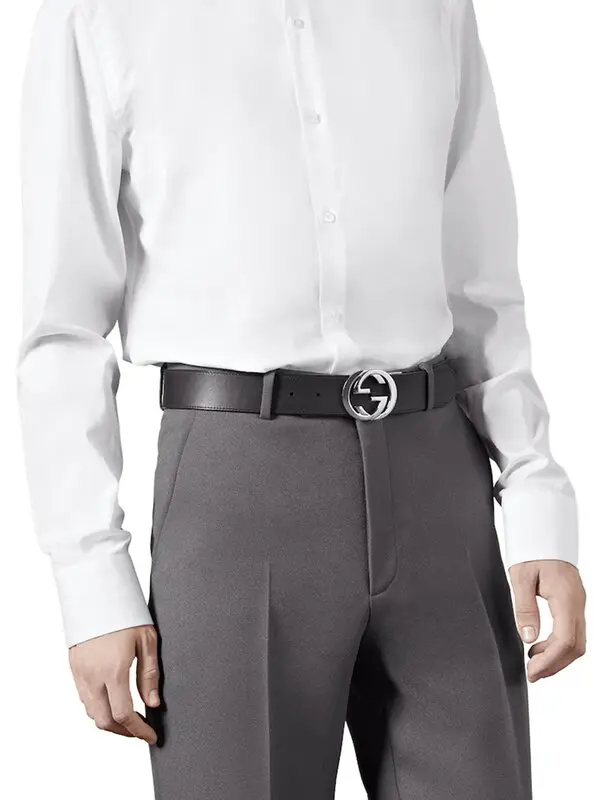 Gucci Reversible Belt With Gg Cross Buckle