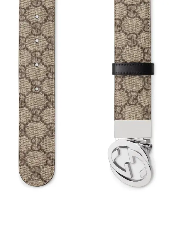 Gucci Reversible Belt With Gg Cross Buckle