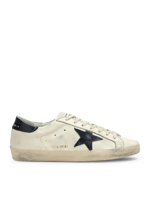 GOLDEN GOOSE Super-star Leather Sneakers - Multicolor