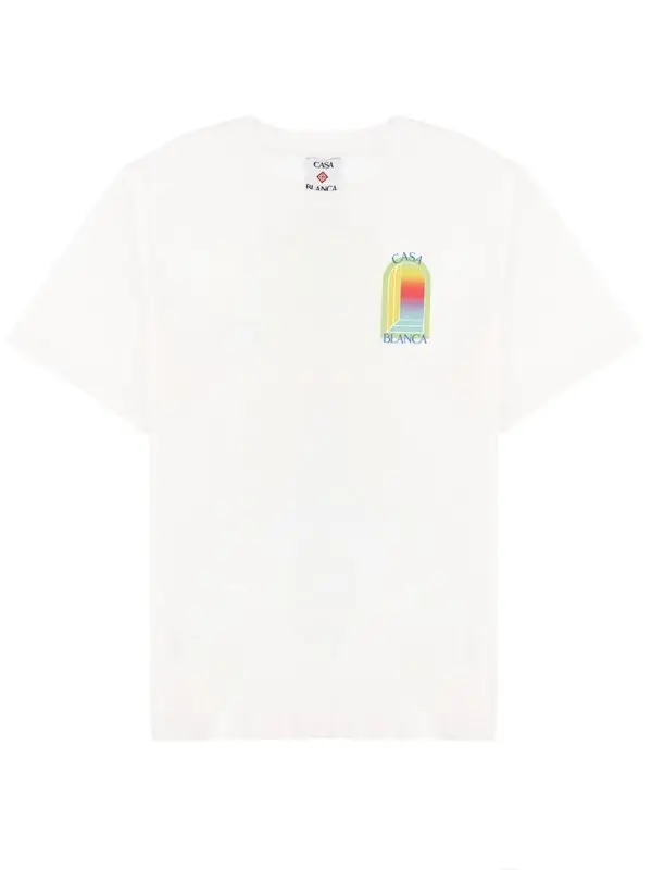Casablanca T-shirt With Print - White