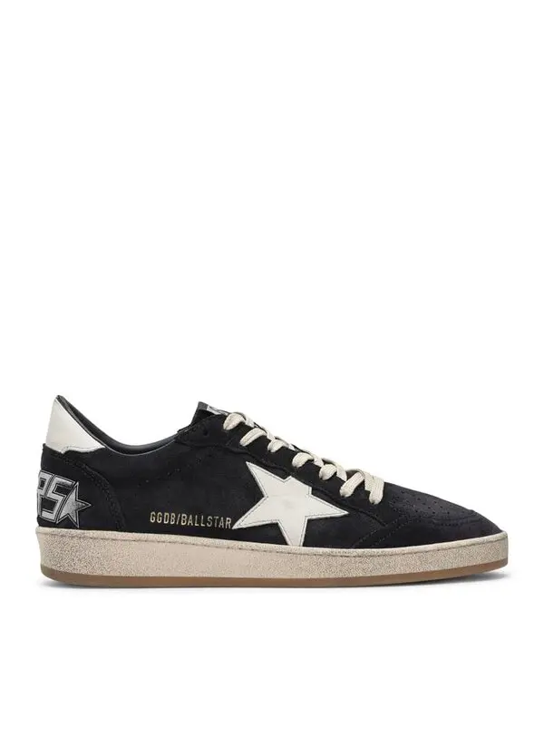 GOLDEN GOOSE Ball Star Suede Sneakers - Blue