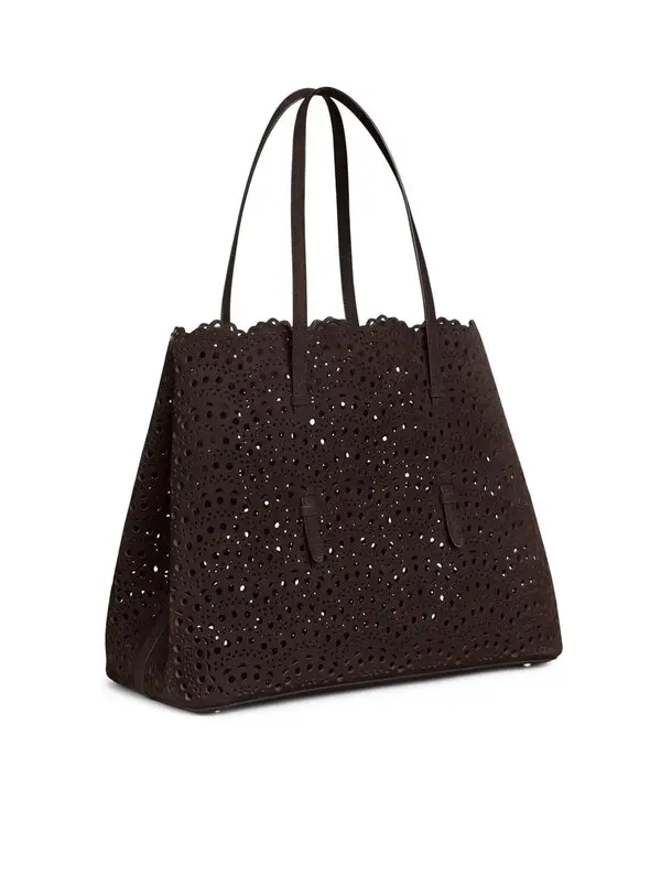 Alaïa Mina 37 Suede Tote Bag - Multicolor