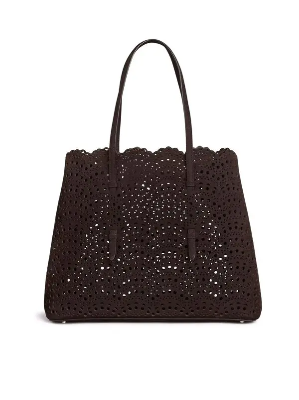 Alaïa Mina 37 Suede Tote Bag - Multicolor