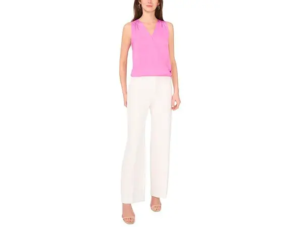 Vince Camuto Sleeveless V-neck Wrap Front Blouse