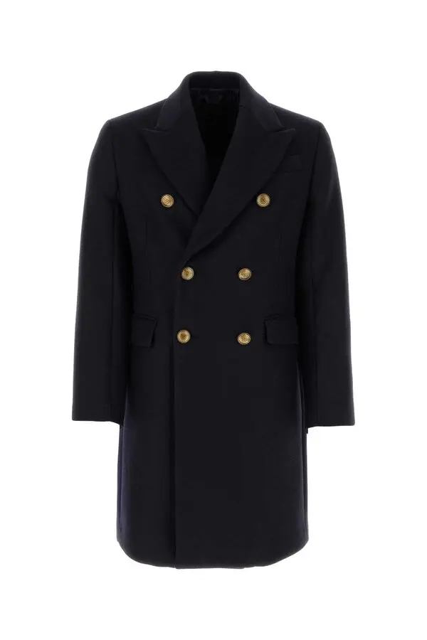 Prada Midnight Wool Blend Coat