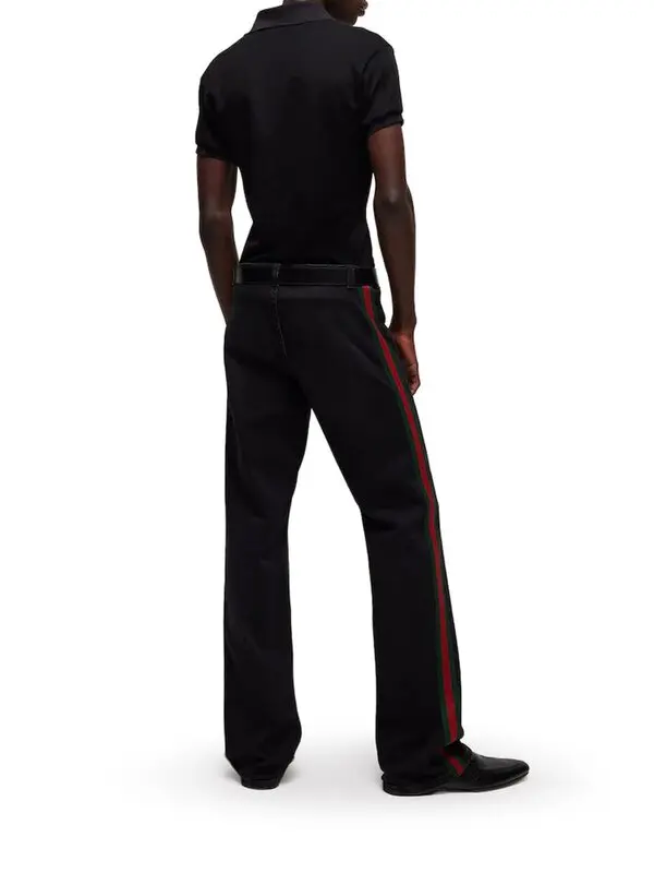 Gucci Gg Jacquard Technical Jersey Polo