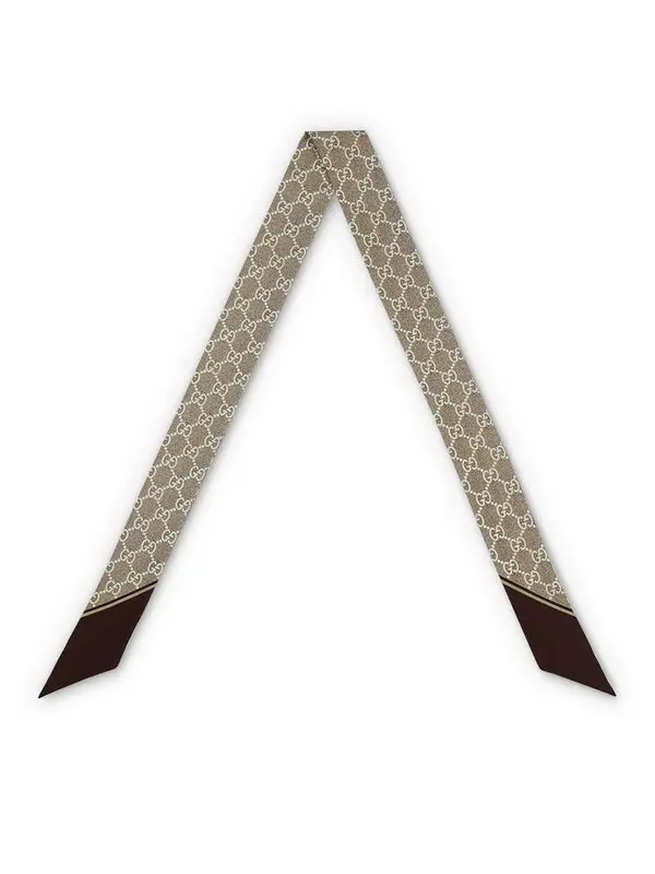 Gucci Printed Silk Ribbon