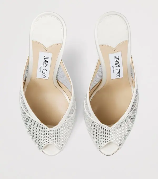 JIMMY CHOO Brigitte 100 Embellished Mules