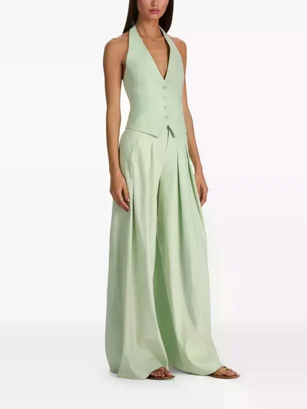 Alice + Olivia Erica Halterneck Waistcoat