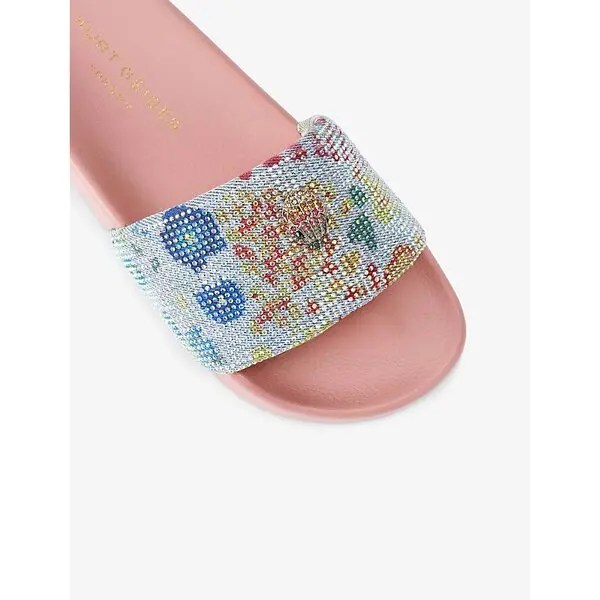 Kurt Geiger Meena Eagle Denim Slides