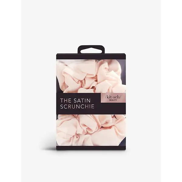 KITSCH Set Of Five Satin Sleep Scrunchies