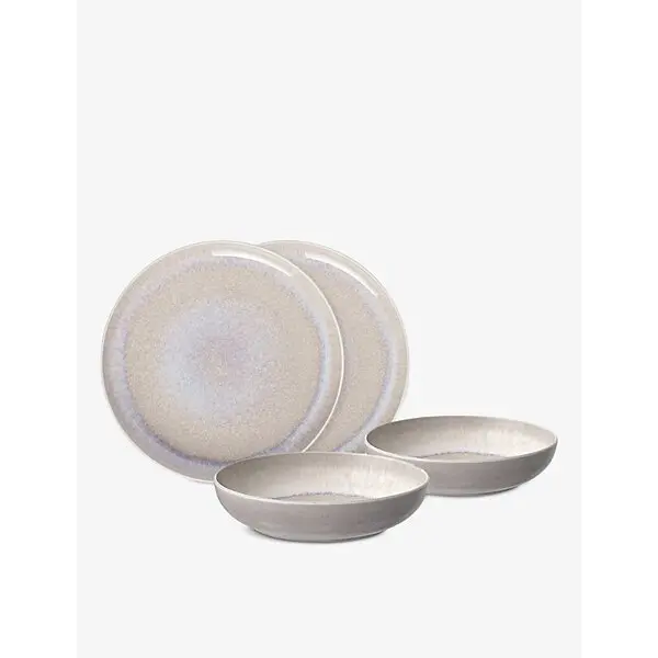 VILLEROY & BOCH Perlemor Sand Porcelain Dinner Set Of Four - One-color