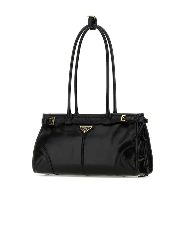 Prada Triangle-logo Tote Bag