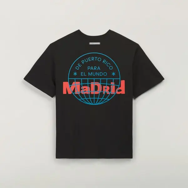 Adidas Dtmf Bad Bunny Madrid Heavyweight Merch Tee - Black
