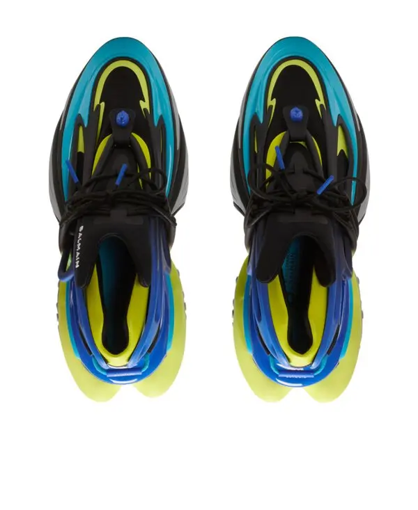 Balmain Unicorn Trainers In Neoprene And Leather
