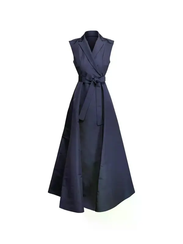 Carolina Herrera Sleeveless A-line Dress - Blue