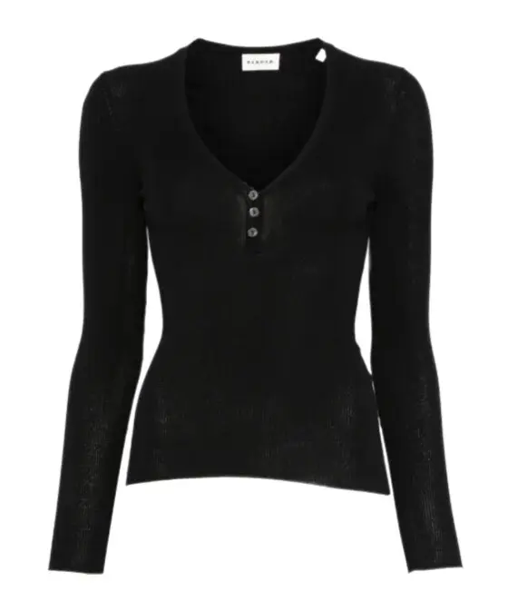 P.a.r.o.s.h Long-sleeved T-shirt - Black