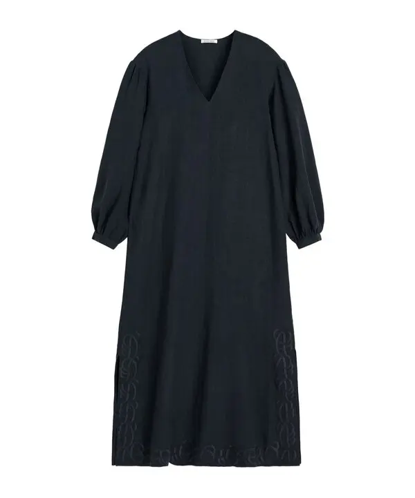 BY MALENE BIRGER Louise Linen Maxi Dress - Black