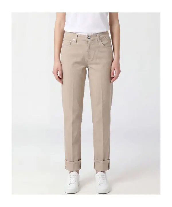 DONDUP Tapered Jeans With Turn-up Cuffs
