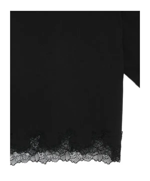 Patrizia Pepe Cropped Lace T-shirt
