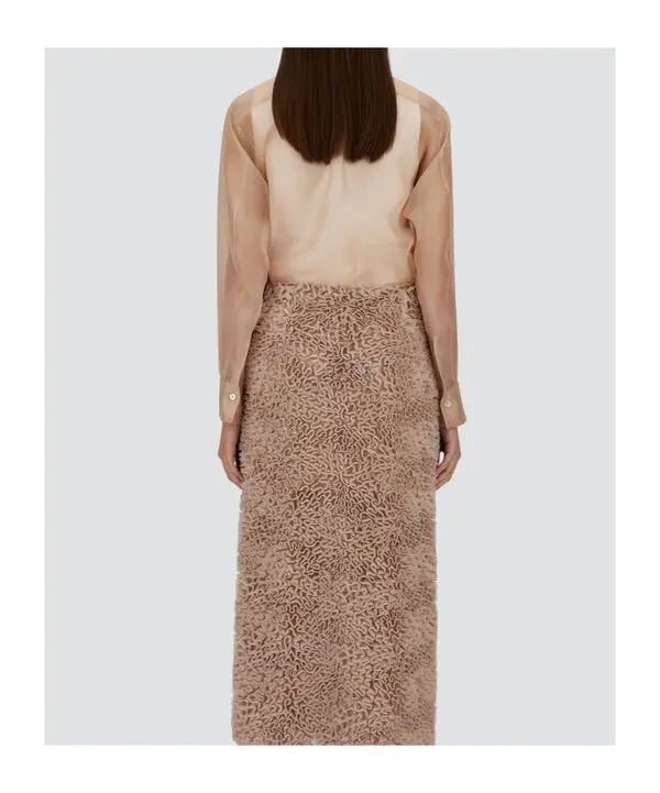 Herno Sheer Bow-neck Shirt