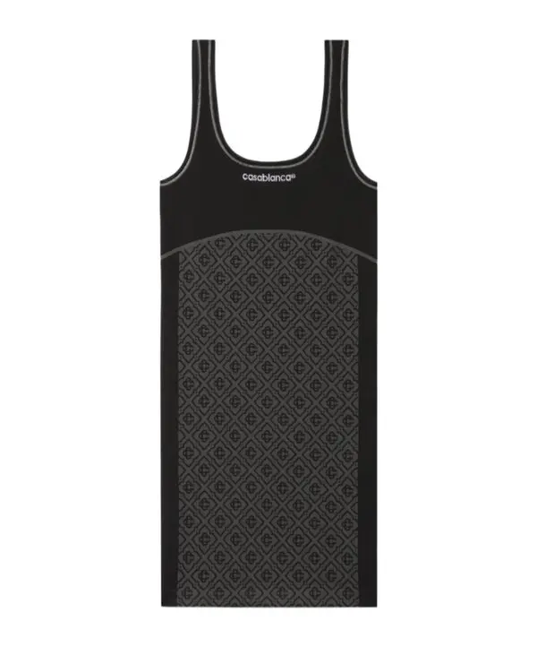 Casablanca Seamless Monogram Mini Dress