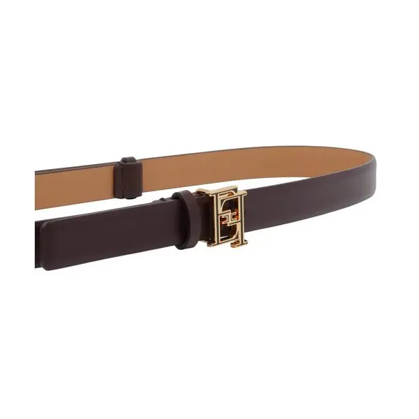 Elisabetta Franchi Logo Buckle Belt