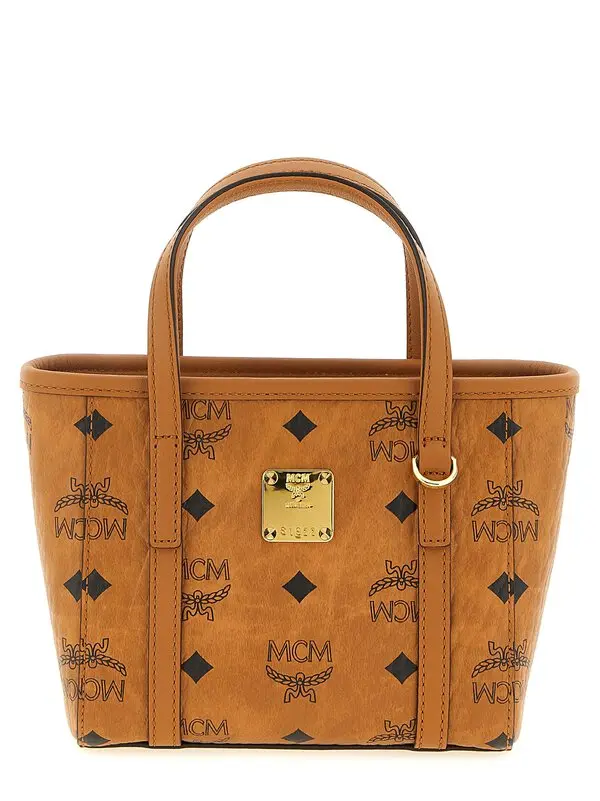 Mcm Toni' X-mini Shopping Bag - Brown