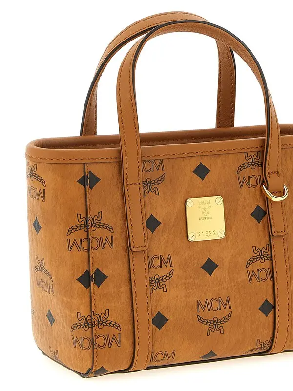 Mcm Toni X-mini Shopping Bag In Visetos Monogram Canvas