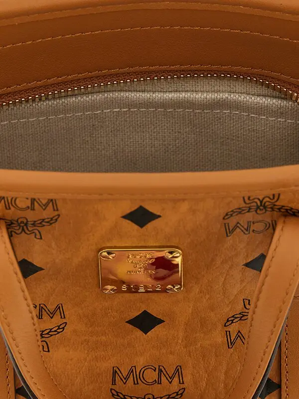 Mcm Toni X-mini Shopping Bag In Visetos Monogram Canvas