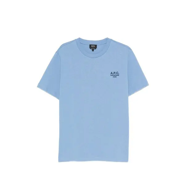 A.p.c. Jersey Logo T-shirt - Blue