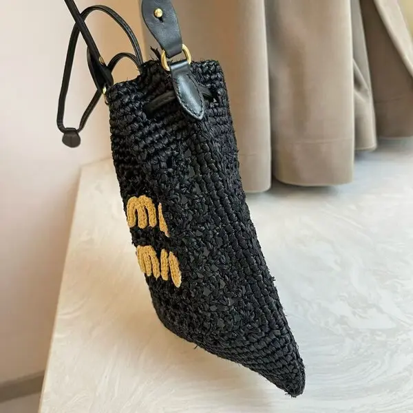 Miu Miu Woven Bucket Bag
