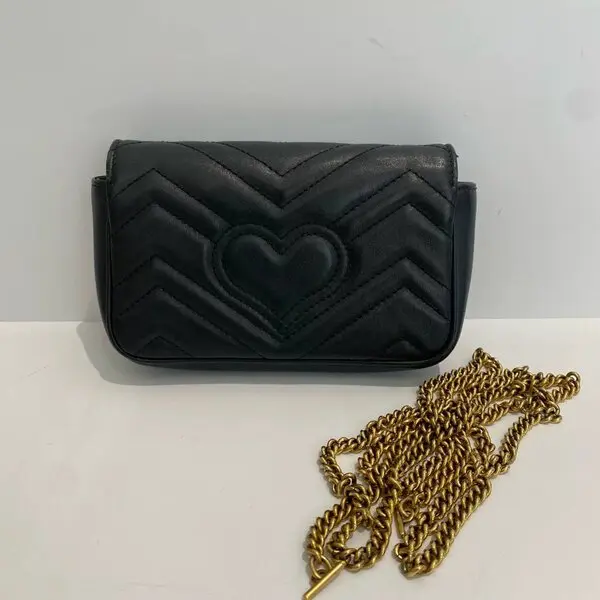Gucci Quilted Leather Marmont Mini Bag