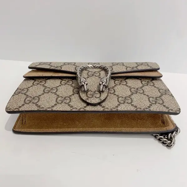Gucci Monogram Leather Chain Bag - Multicolor