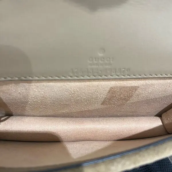 Gucci Monogram Leather Chain Bag - Multicolor