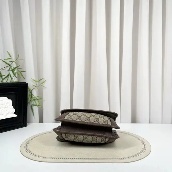 Gucci Monogram Leather Shoulder Bag