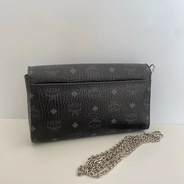 Mcm Leather Flap Bag