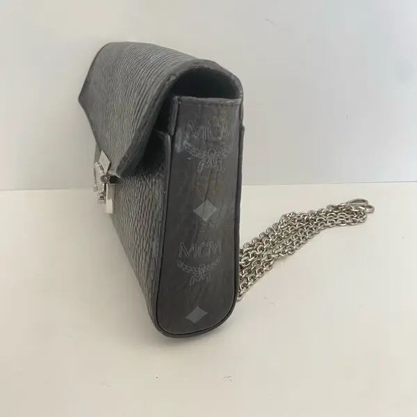 Mcm Leather Flap Bag