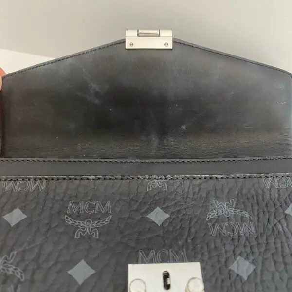 Mcm Leather Flap Bag