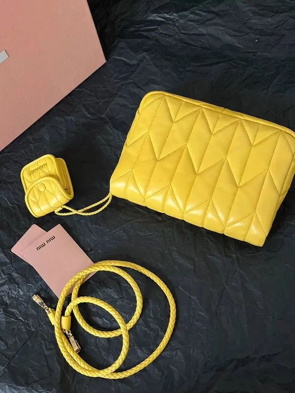 Miu Miu Quilted Leather Bag