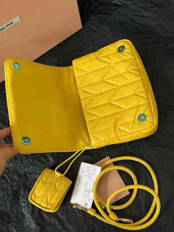 Miu Miu Quilted Leather Bag